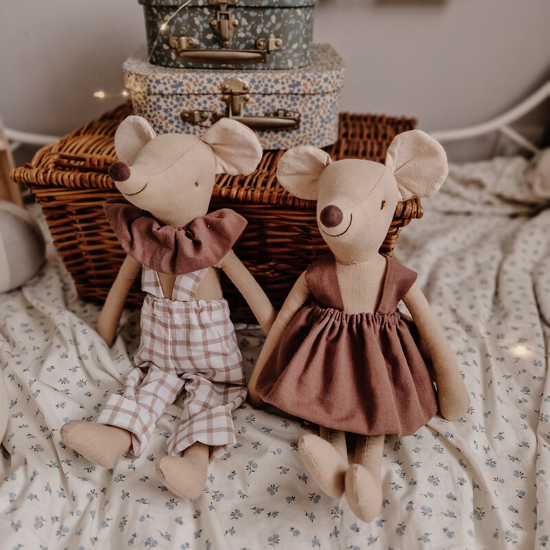 Stuffed Mouse - Etsy