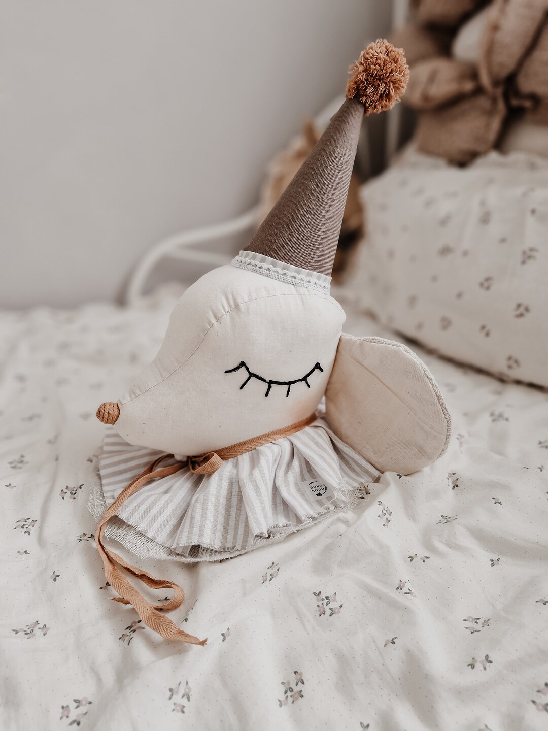 Circus Mice Head, Stuffed Mouse Decoration, Wall Hanging Animal Trophy ...