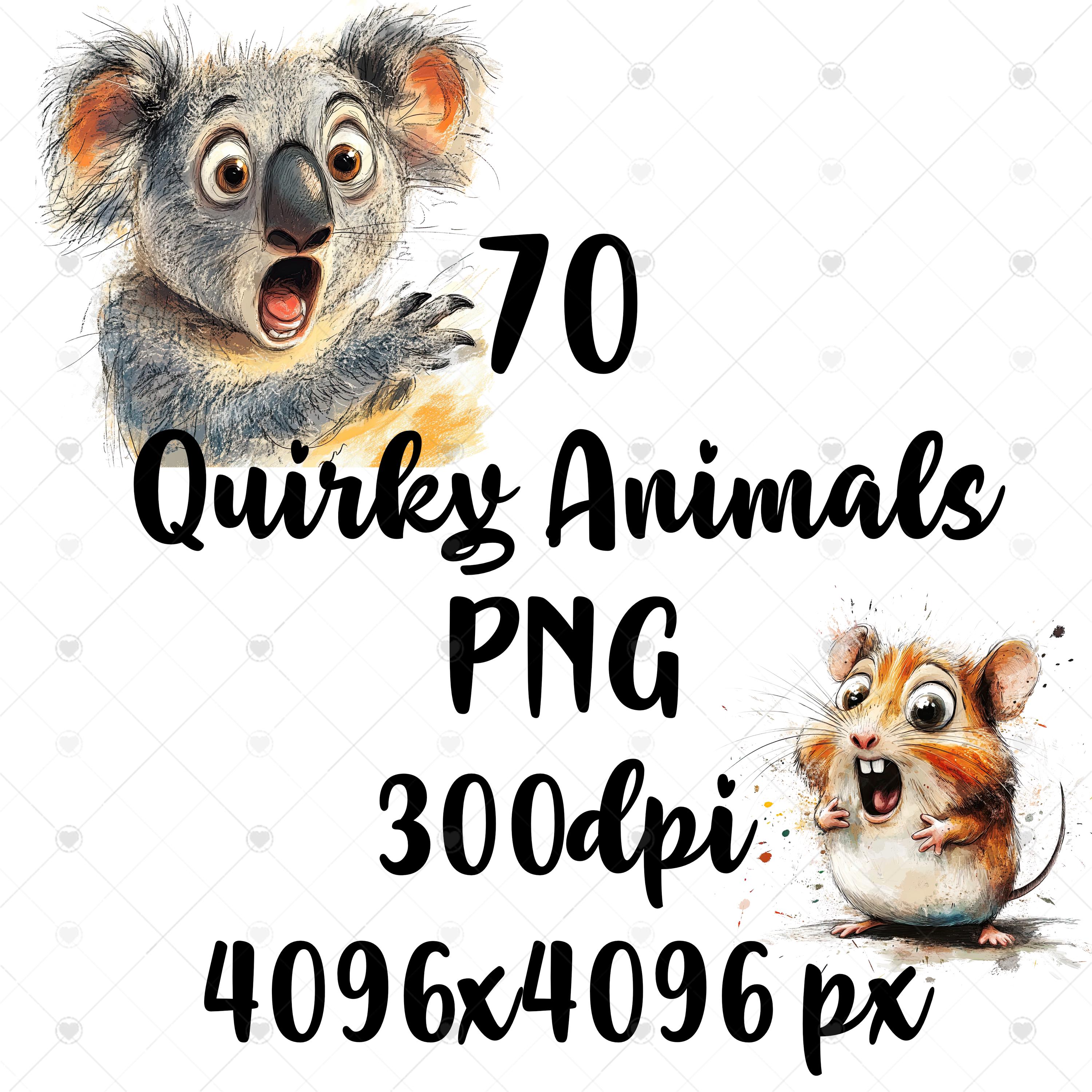 Boho Woodland Animals Clipart Watercolor Bundle, Wild Animal Art PNG ...