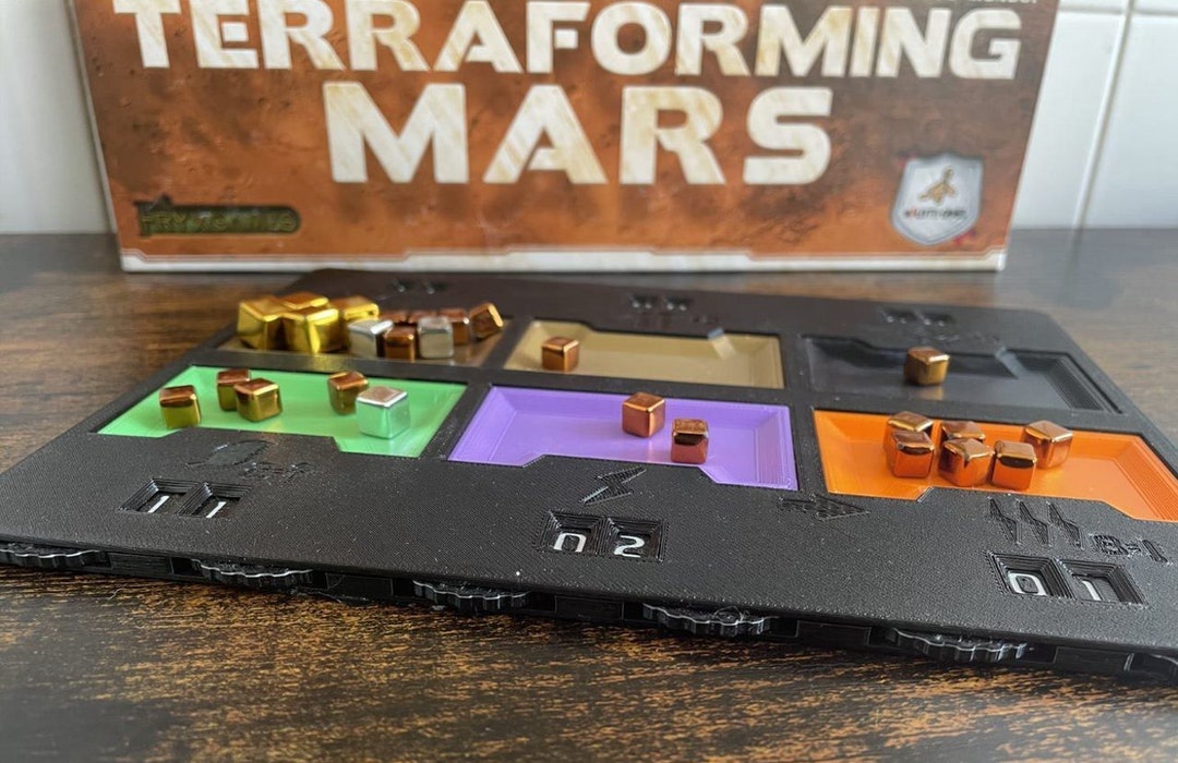 Terraforming Mars Advanced Resource Trays and Player Mats - Etsy