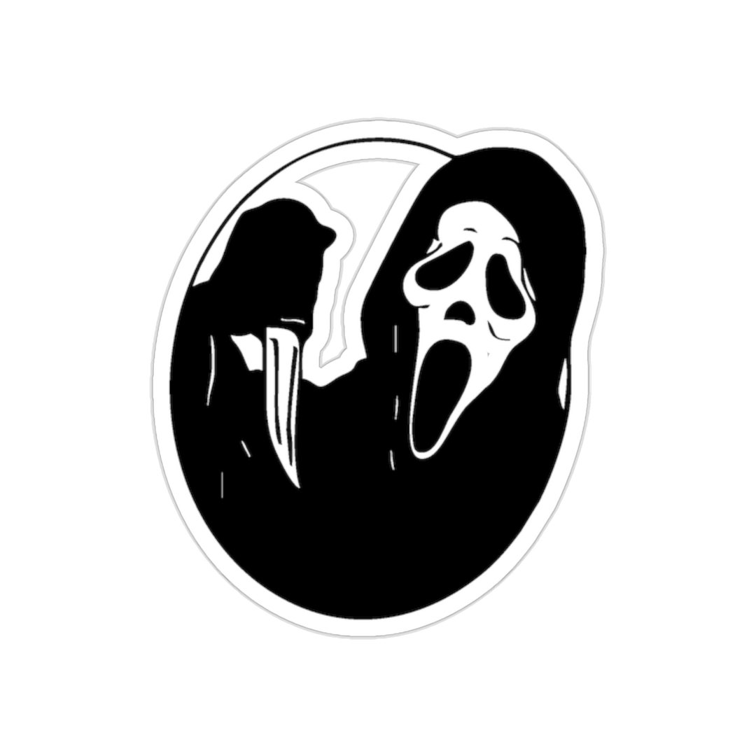 Ghost Face Scream Horror Movie Sticker / Scream Sticker / Ghostface ...
