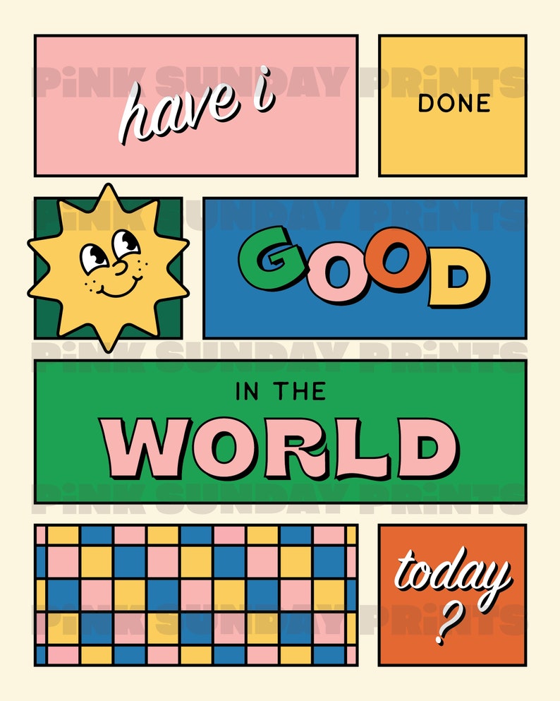 Retro Poster Set of 3, Trendy Wall Decor, Retro Dorm Posters, Digital ...
