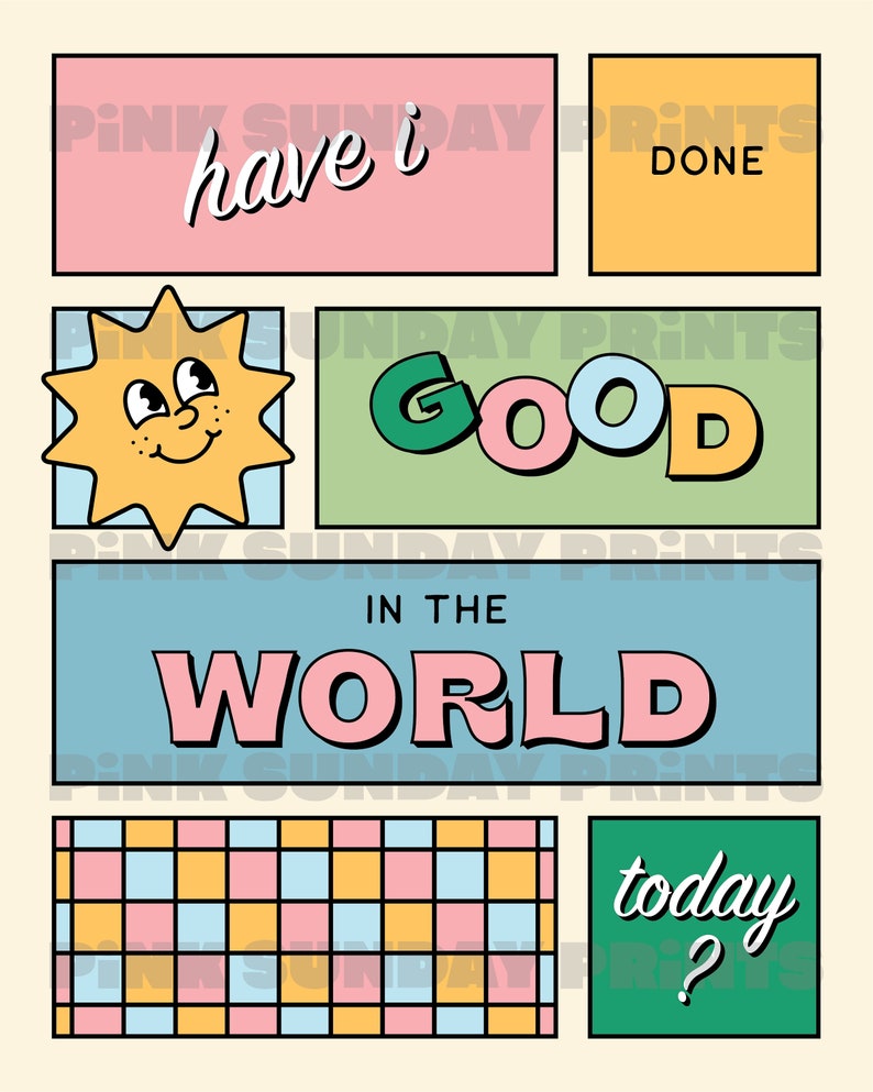 Retro Poster Set of 3, Trendy Wall Decor, Retro Classroom Posters ...