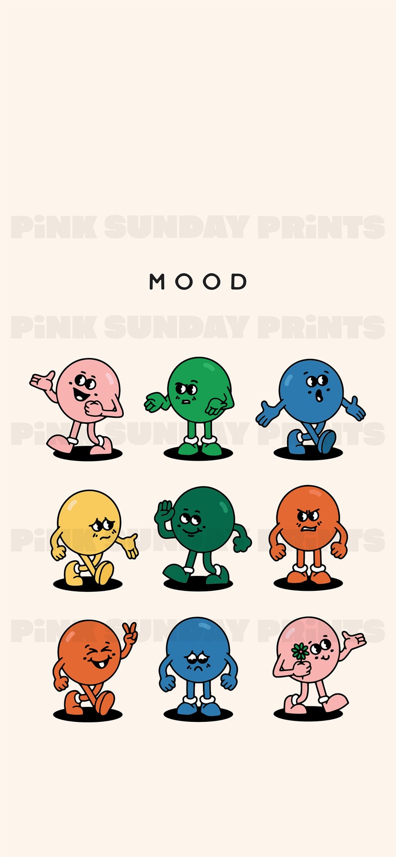 Retro iPhone Wallpaper Bundle Phone Lock Screen Aesthetic - Etsy