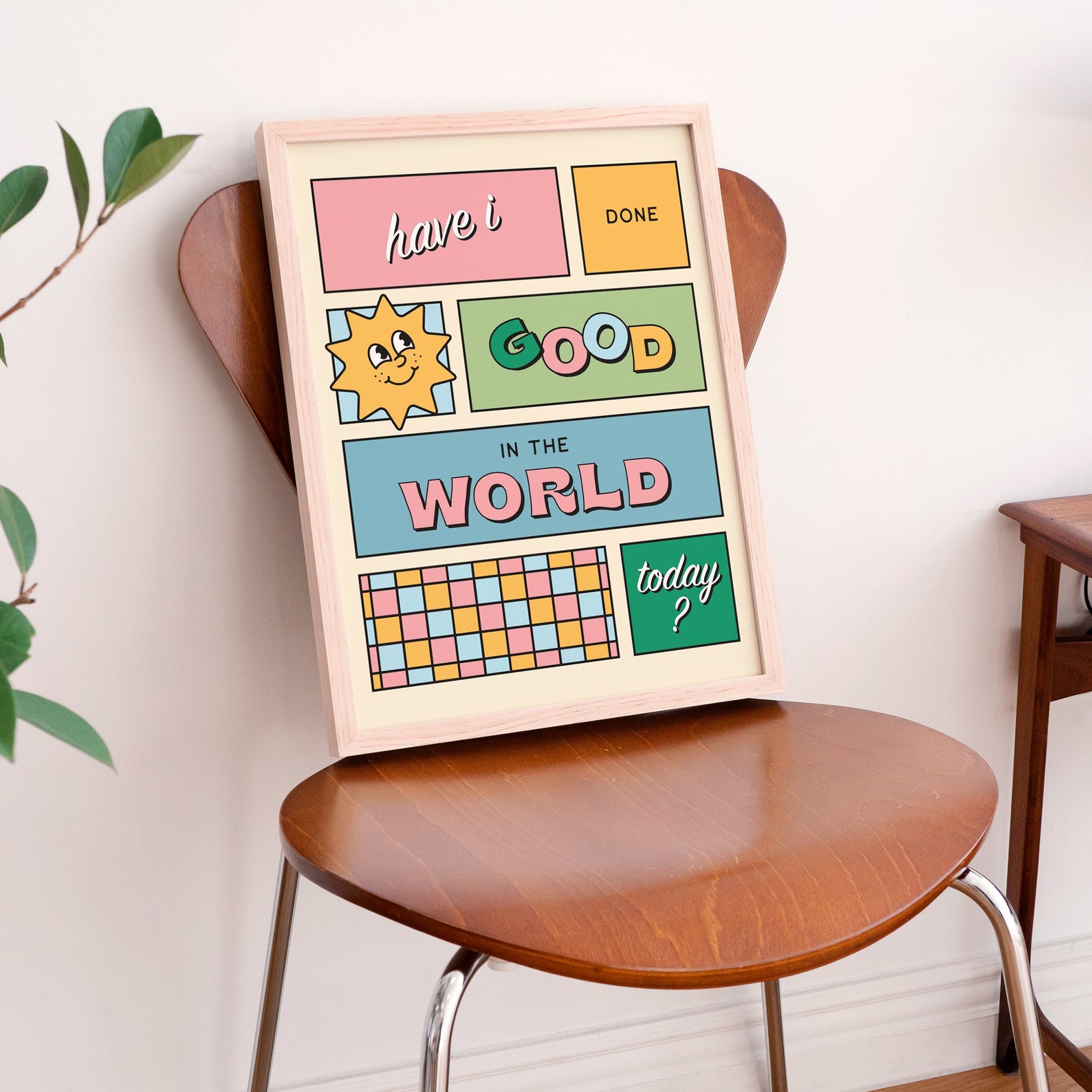 Retro Quote Wall Print Trendy 70's Poster Digital - Etsy