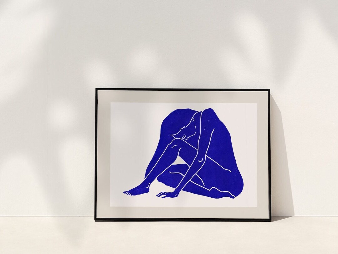 Original Linocut Print, introverted, A3 29,7 X 42 Cm, Signed and ...