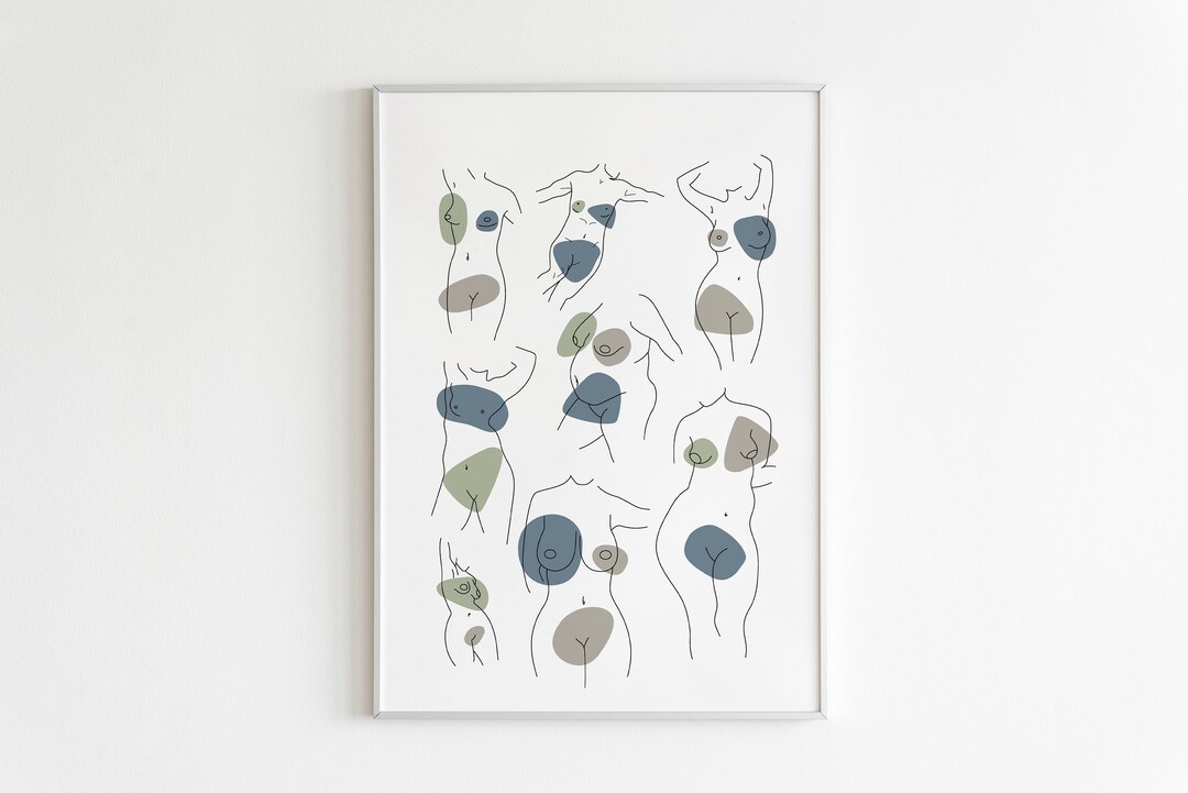 Body Positivity Poster Free Body Shapes Fine Art Print - Etsy