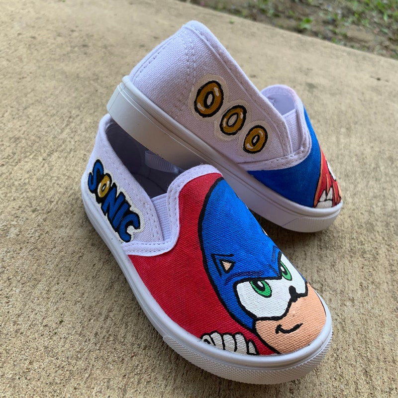 Shadow the Hedgehog Shoes - Etsy