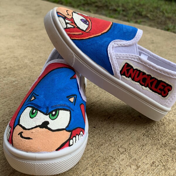 Mens Sonic the Hedgehog Shoes - Etsy
