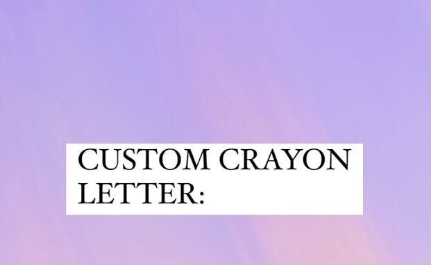 BULK CRAYON ORDER - Etsy
