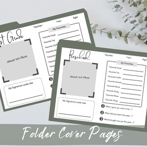 Printable Milestone Bin Labels | Instant Download | School File Covers ...