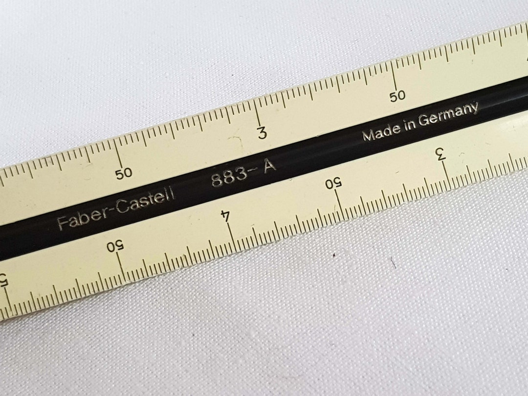 Scale Rule Faber Castell 883-A. Scale Bar With Multiple - Etsy