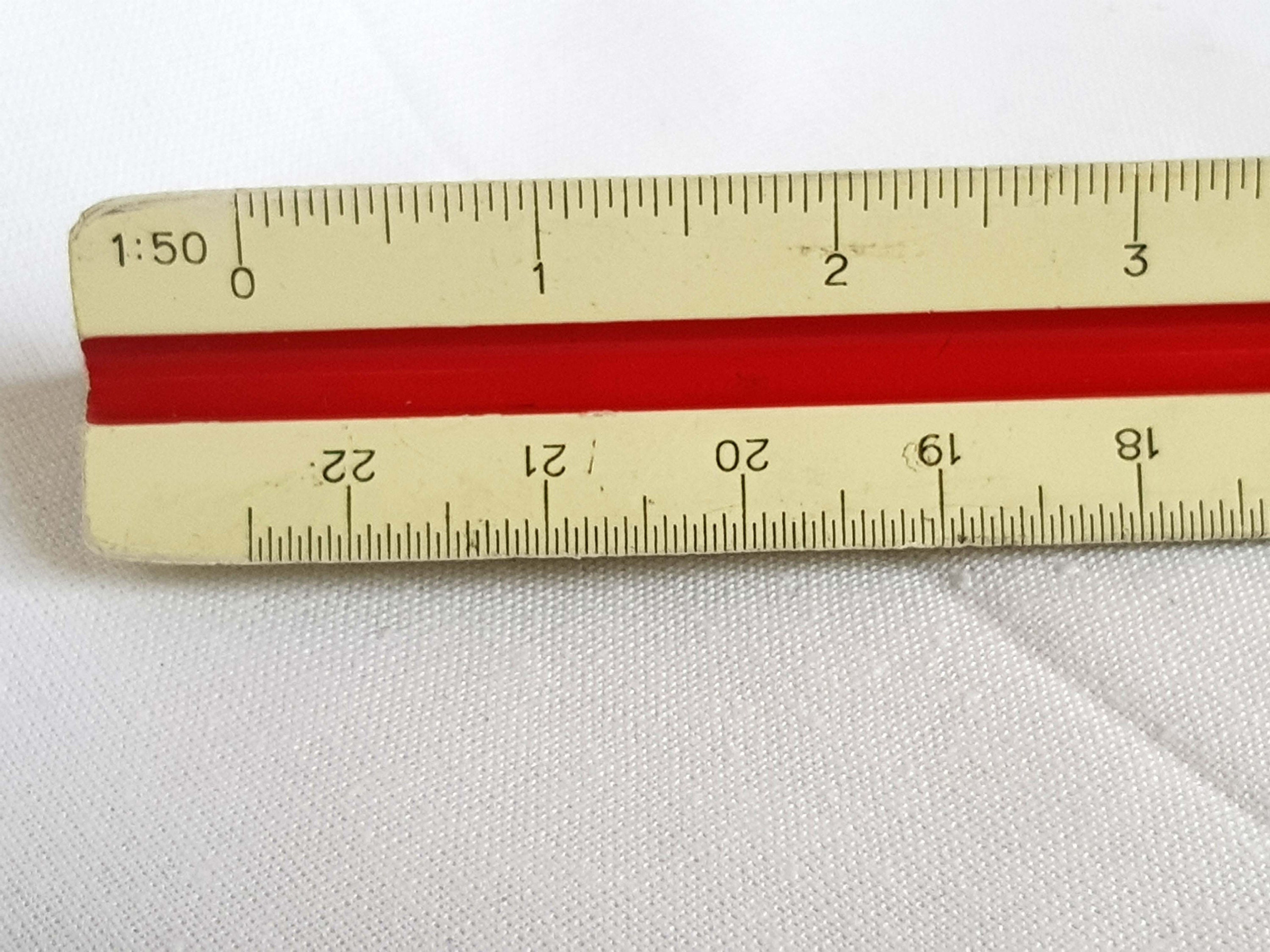 Scale Rule Faber Castell 883-A. Scale Bar With Multiple - Etsy