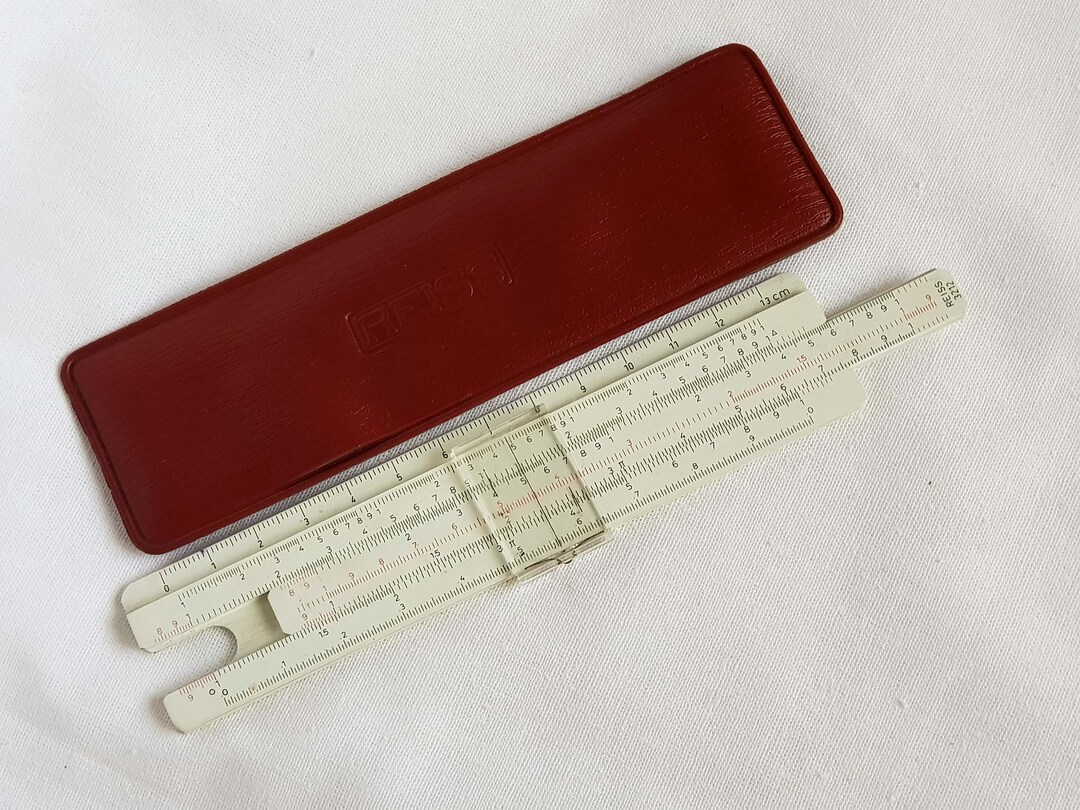 Pocket Slide Rule REISS 3212. Engineering Calculator. Vintage Slide ...