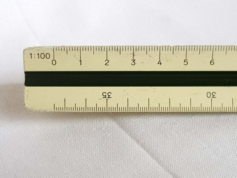 Scale Rule Faber Castell 883-A. Scale Bar With Multiple - Etsy