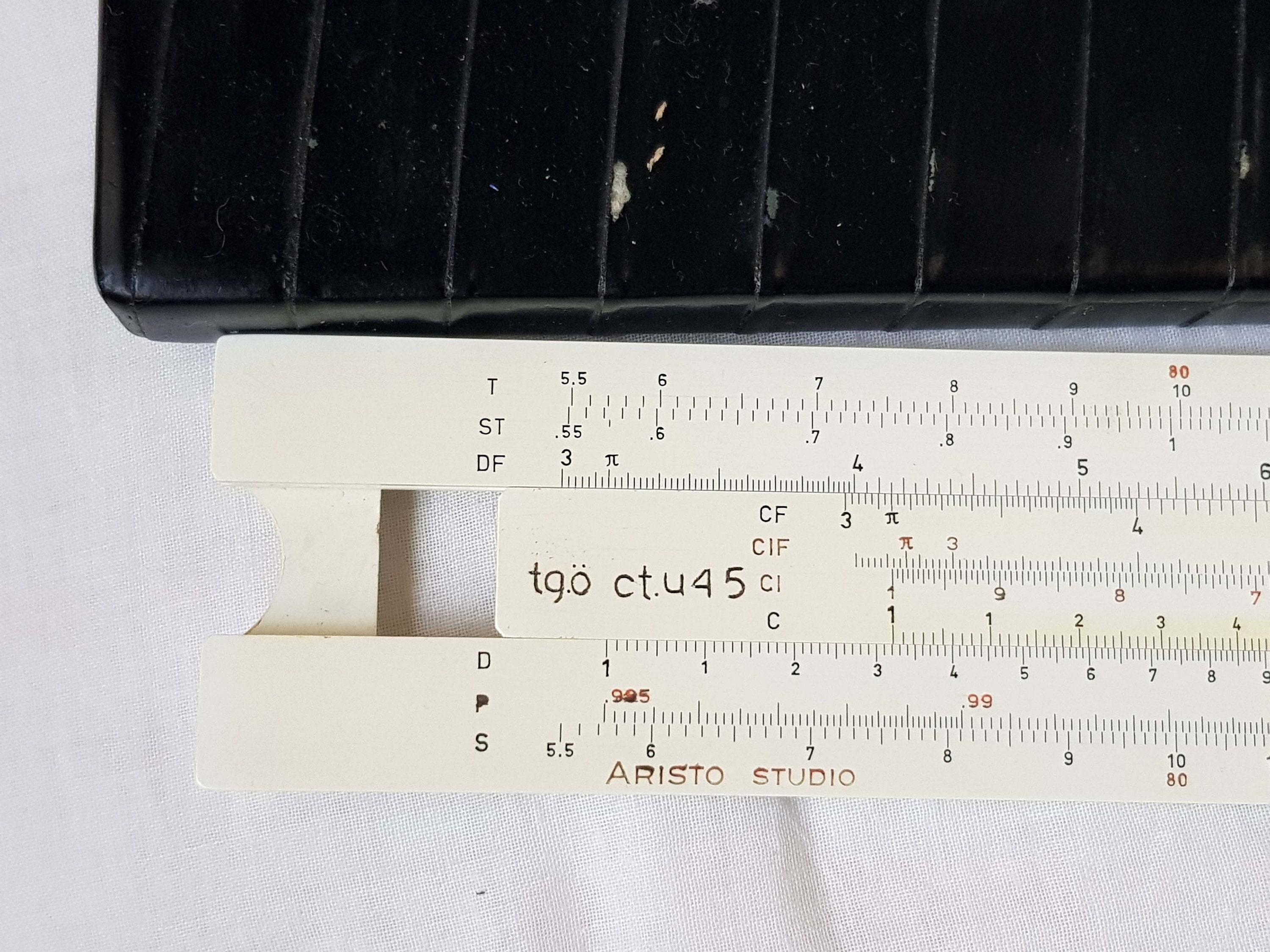 Aristo Nr 968 Slide Rule. Vintage Slide Rule. Engineering Calculator ...