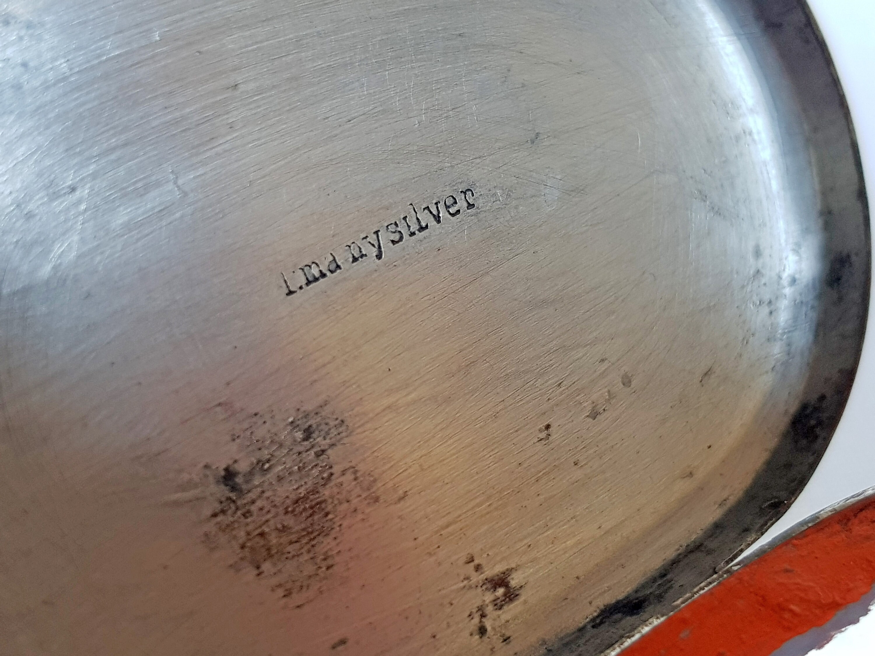 Snuff Box. Antique Swedish Double Lidded Snuff Box With Mirror. Vintage ...