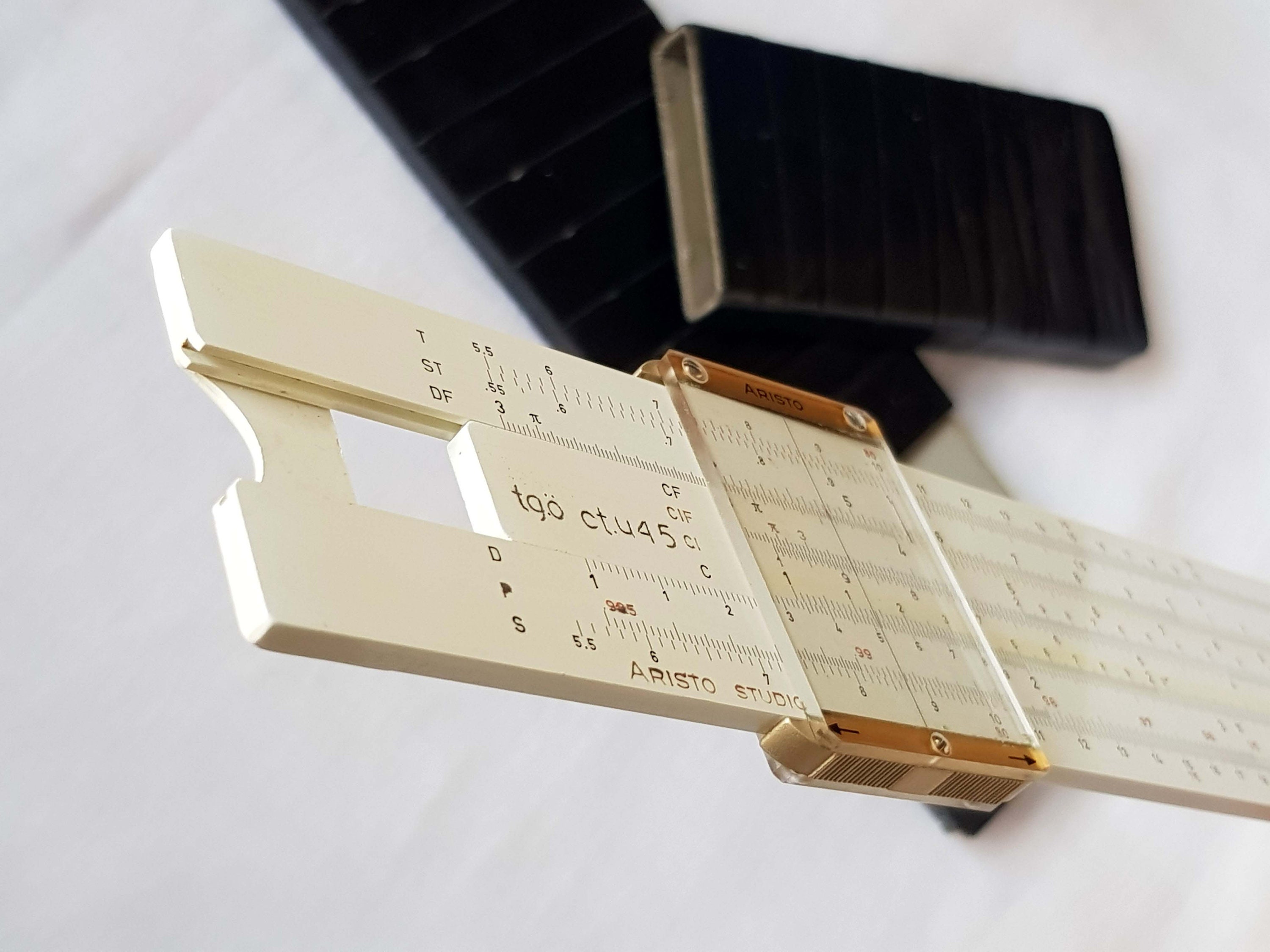 Aristo Nr 968 Slide Rule. Vintage Slide Rule. Engineering Calculator ...