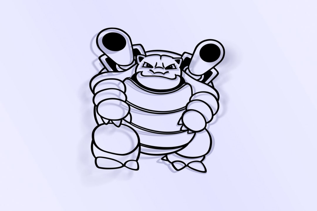 Blastoise Pokemon Die-cut Sticker - Etsy