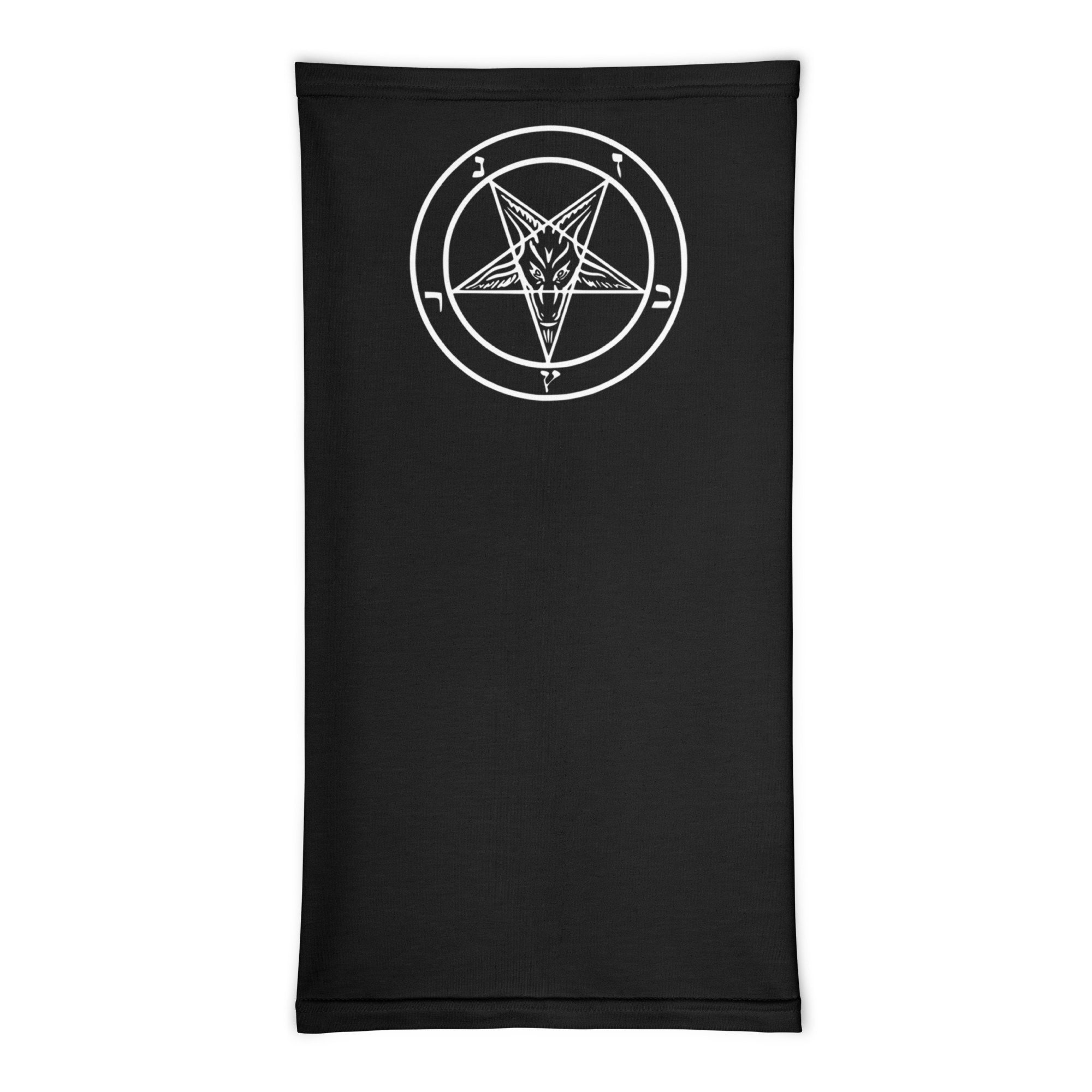 Baphomet Sigil Neck Gaiter Face Mask - Etsy