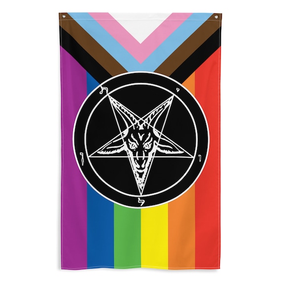 Baphomet Progressive Pride Flag - Etsy Canada
