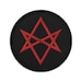 Planetary Heptagram | Ritual Circle Floor Cloth | Black - Etsy
