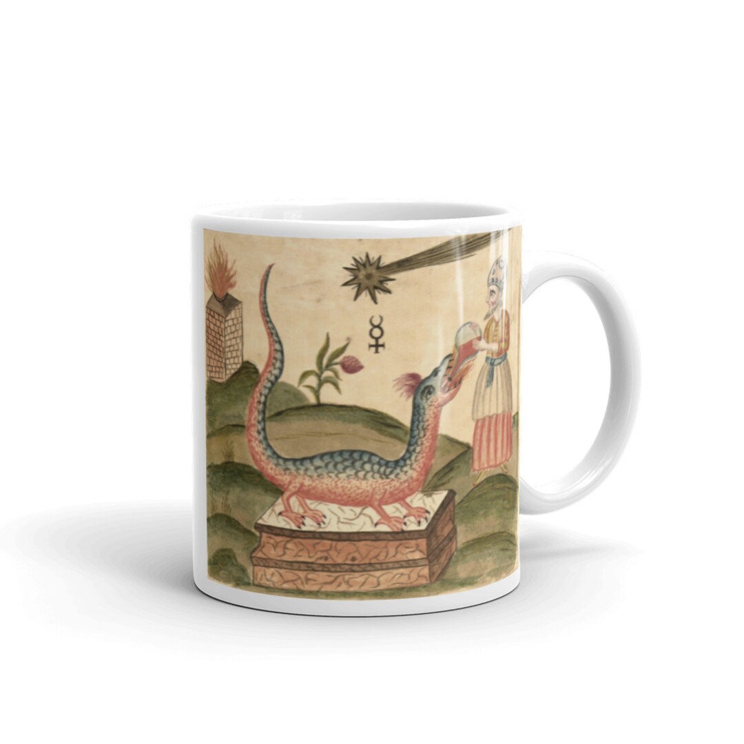 Alchemy Mug Hierophant & Dragon - Etsy