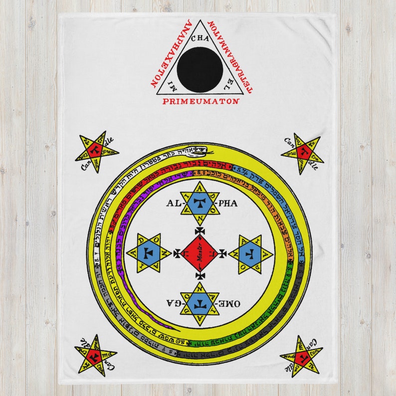 Goetia Lesser Key of Solomon Evocation Summoning Circle Complete Set ...