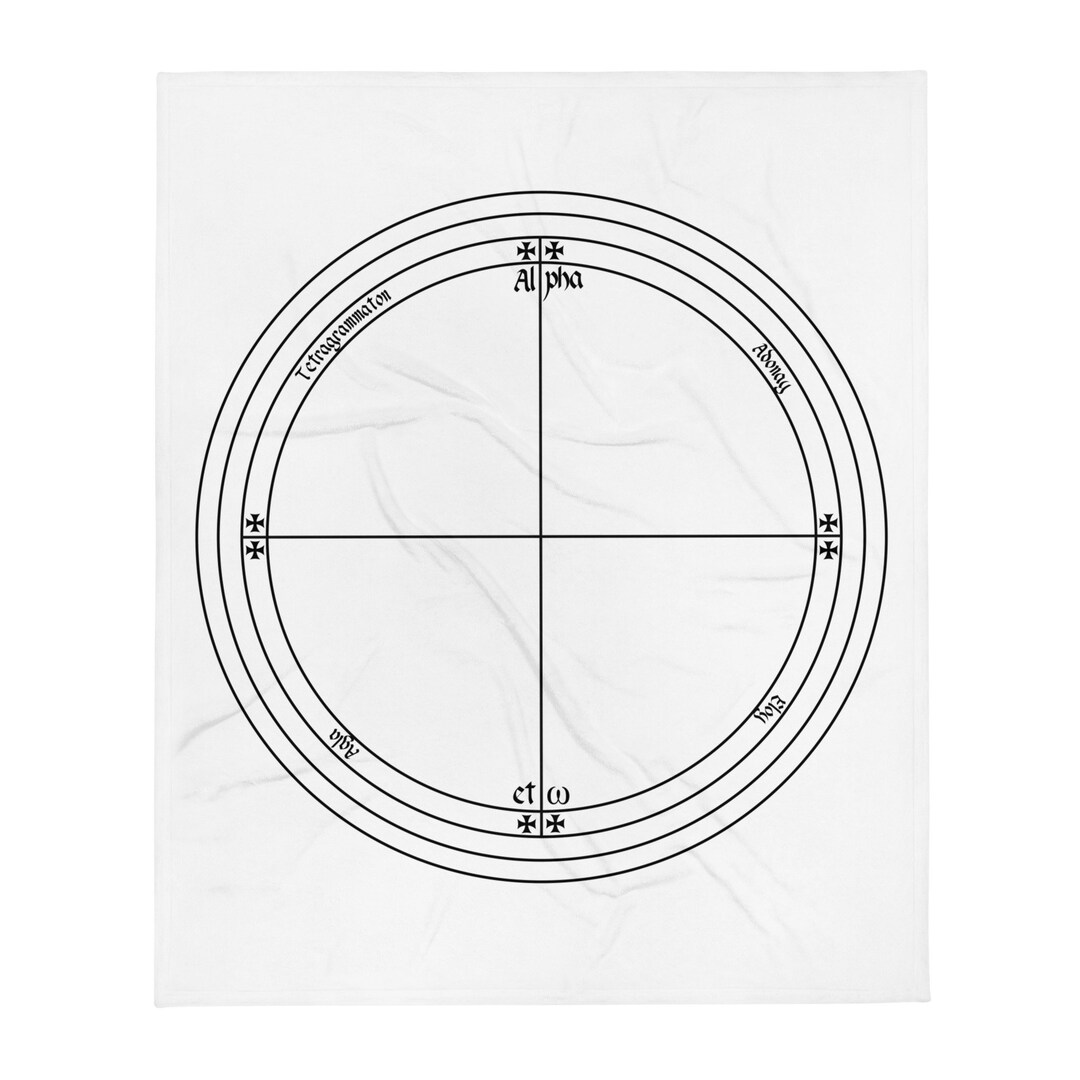 Heptameron Ritual Floor Cloth - Etsy