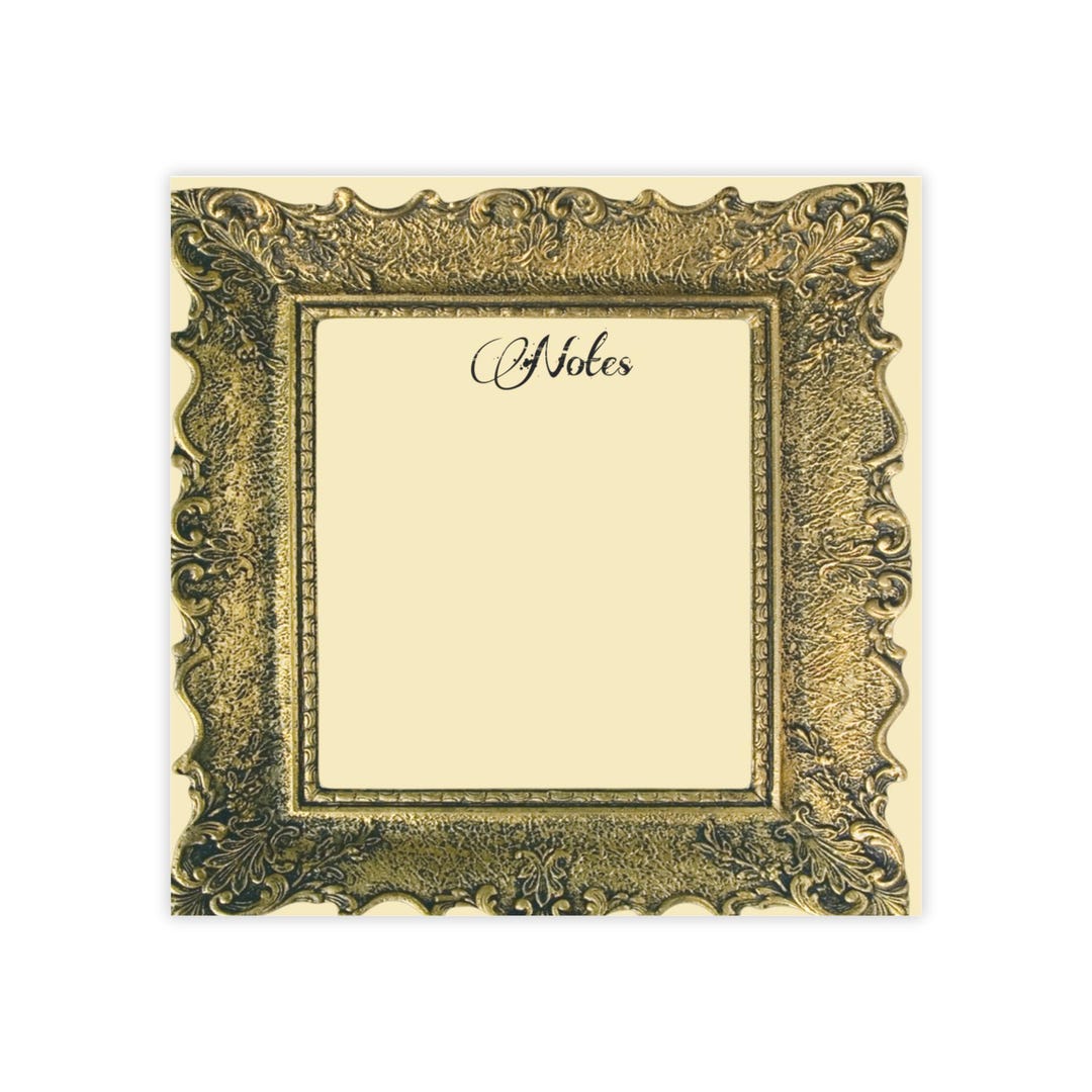 Gold Frame Post-it® Note Pads - Etsy
