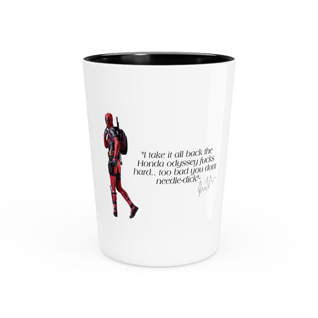 Deadpool Shot Glass - Etsy