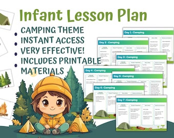 Ocean Themed Infant Lesson Plan Curriculum | Homeschooling Material for ...