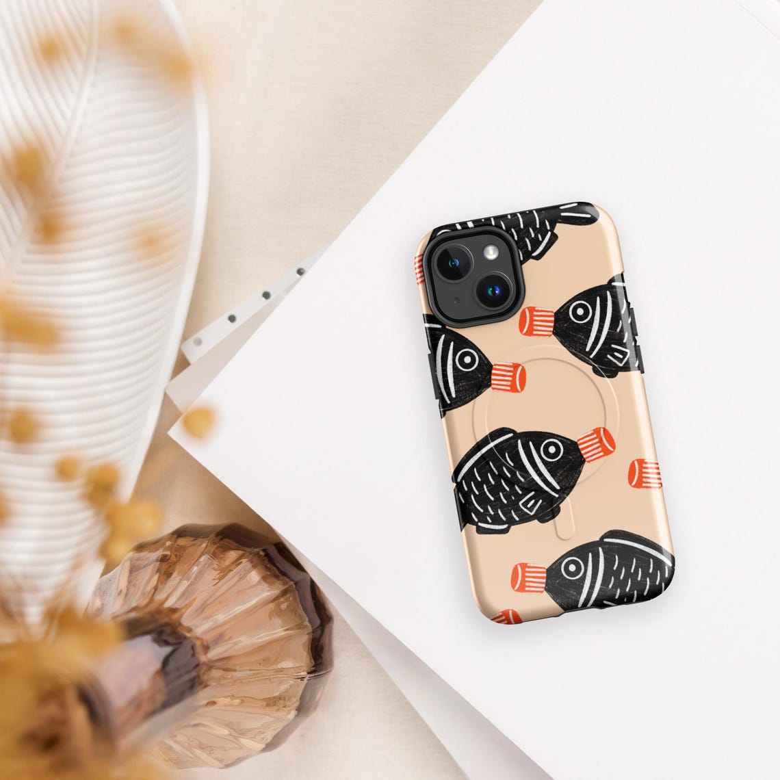 Light Soy Sauce Fish Shaped Packet Tough iPhone Magsafe Case - Etsy