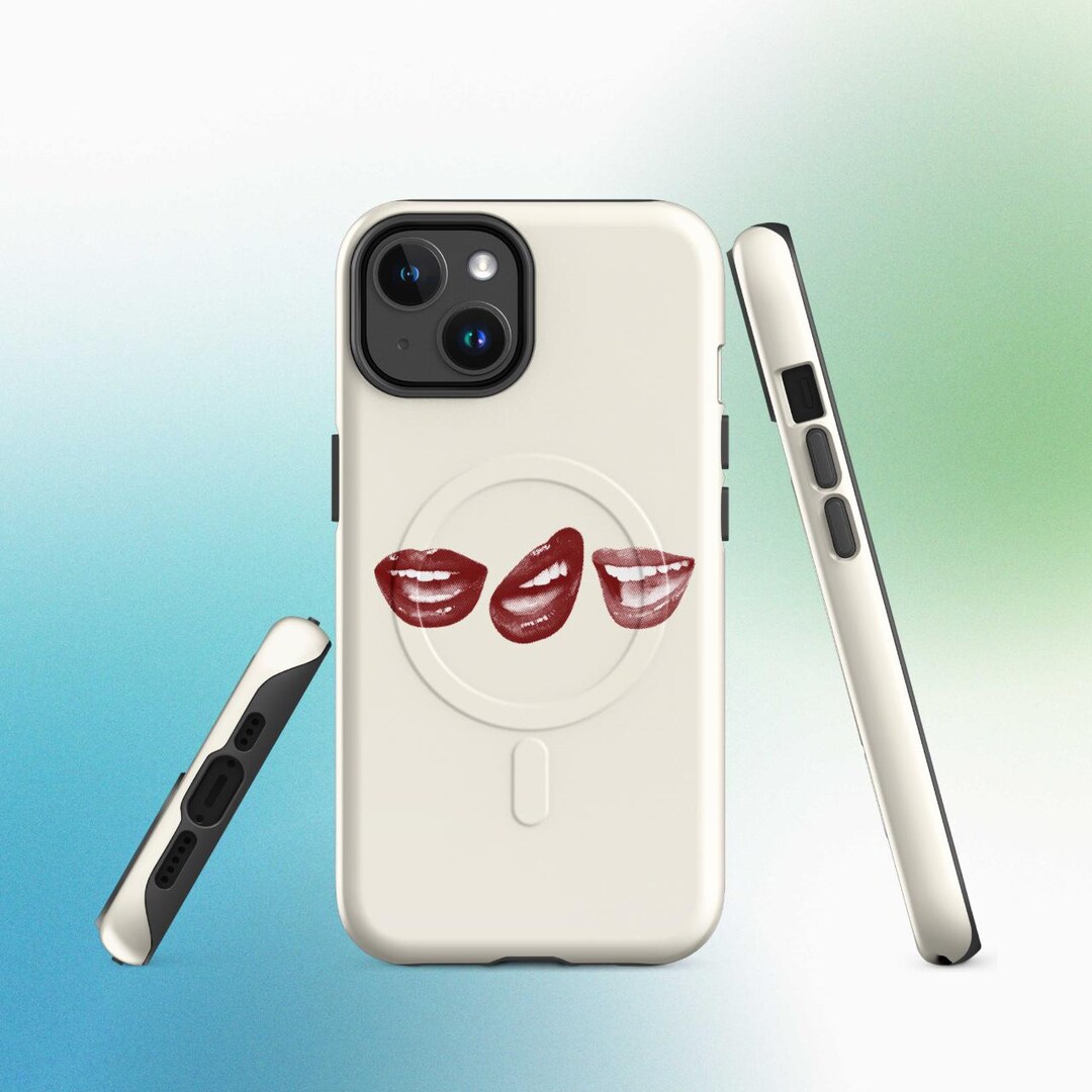 Open Mouth Edgy Red Lips Kiss Pop Tough iPhone Magsafe Case - Etsy