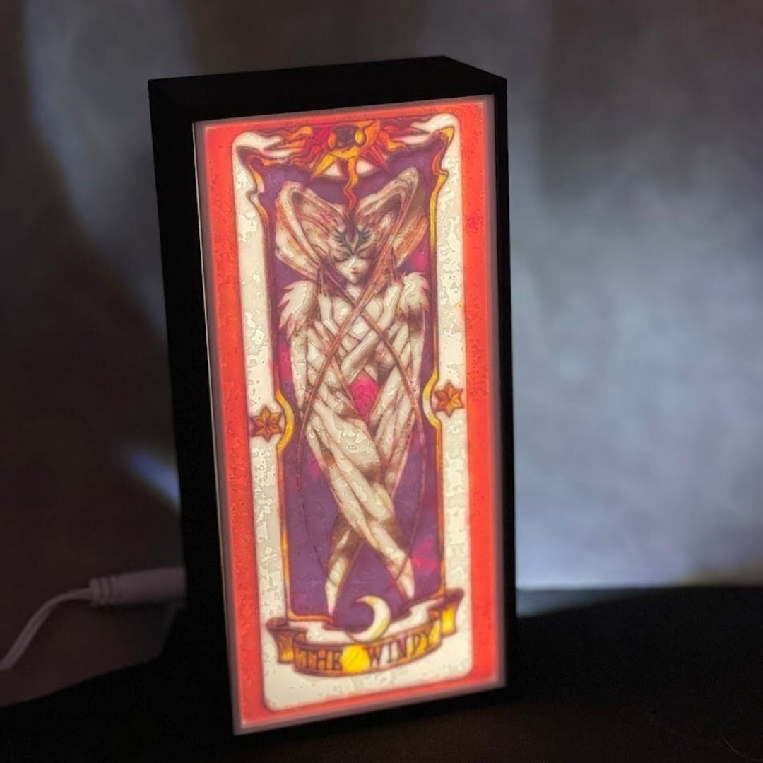 Sakura Clow Card Night Light -- Anime Manga Themed 3D Printed ...