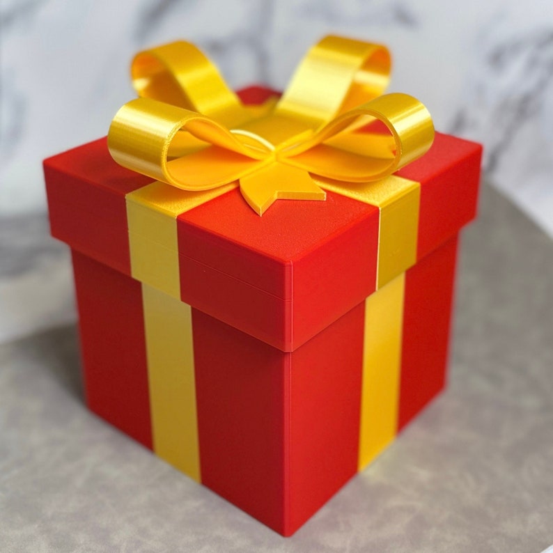 Small Lockable Gift Box — 3D Printed Multicolor Reusable Present - Etsy