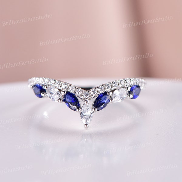 Chevron Wedding Band - Etsy