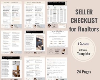 Real Estate Prepare for Sale Checklist, Home Selling Checklist, Seller ...