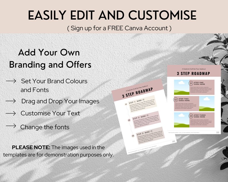 Editable Business Roadmap Canva Template Marketing Strategy & Planning ...