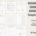Small Business Forms Bundle, Printable Business Forms , Order Forms ...