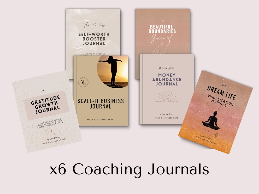Coaching Journals Template, Personal Growth Journal, Done for You Lead ...