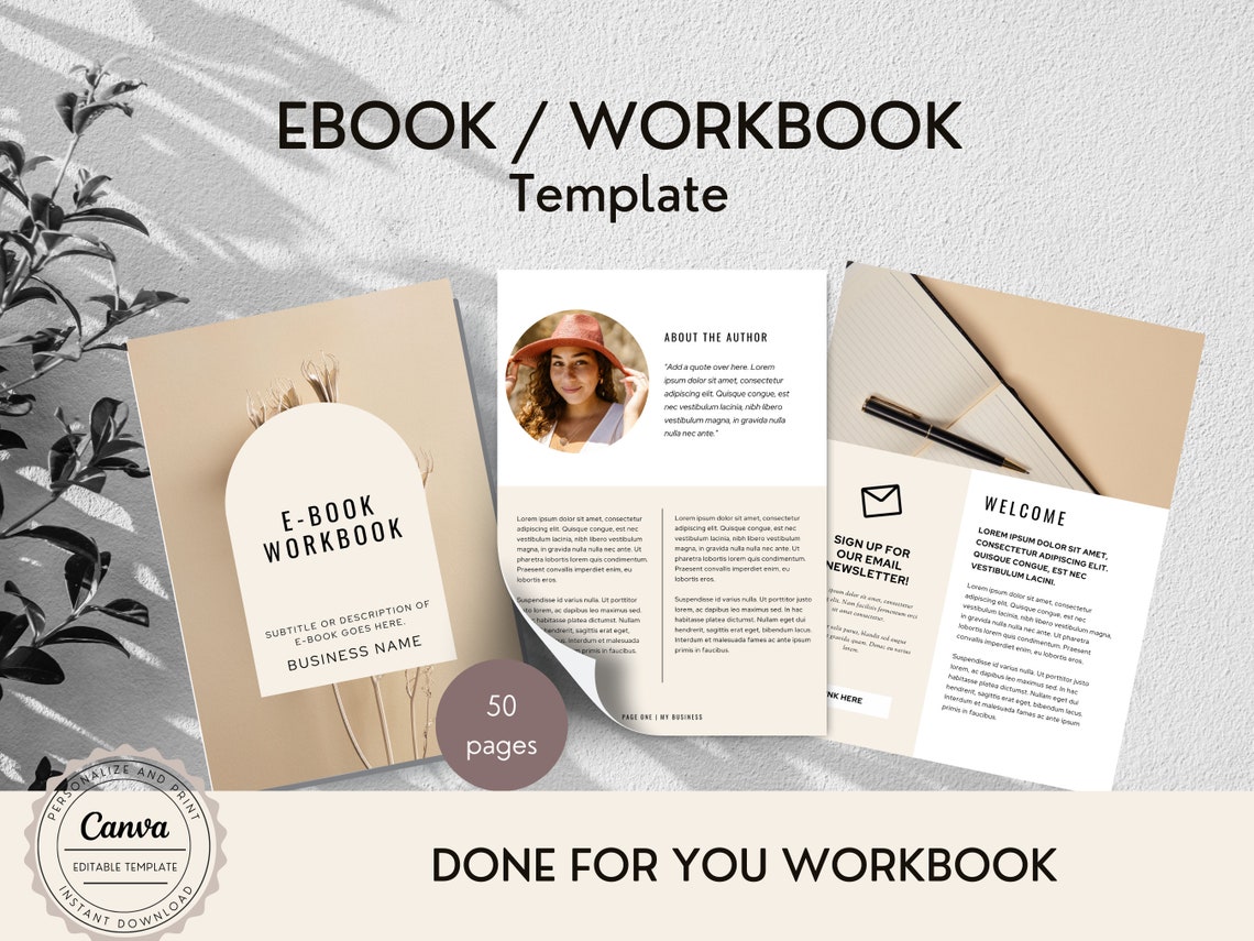 Editable Workbook Template, Canva Coaching Ebook, Coaching Kit, Lead ...