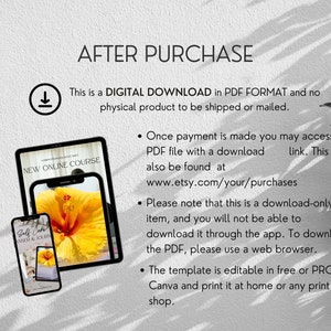 DIY Course Flyer Template | Editable Canva Template | Masterclass ...