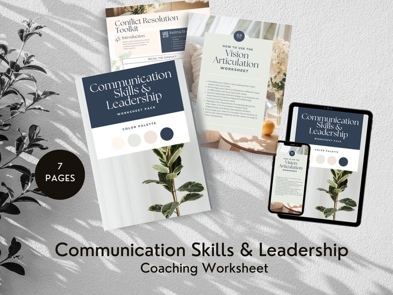 Communication Skills Coaching Worksheets | Responsibility Coaching ...