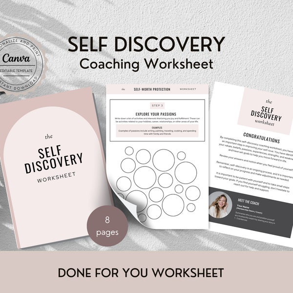 Personal Development Worksheet - Etsy