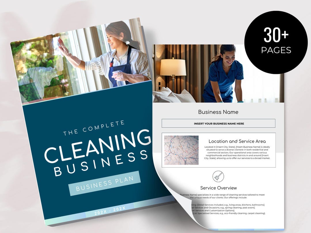 Cleaning Business Plan Template | Start & Grow a Successful Cleaning ...