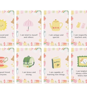 Empowering Kids Affirmation Cards Positive Quotes & Inspiring Cards for ...