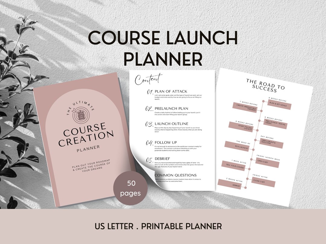 Course Planner - Done for You Course Template for Coaches and Course ...