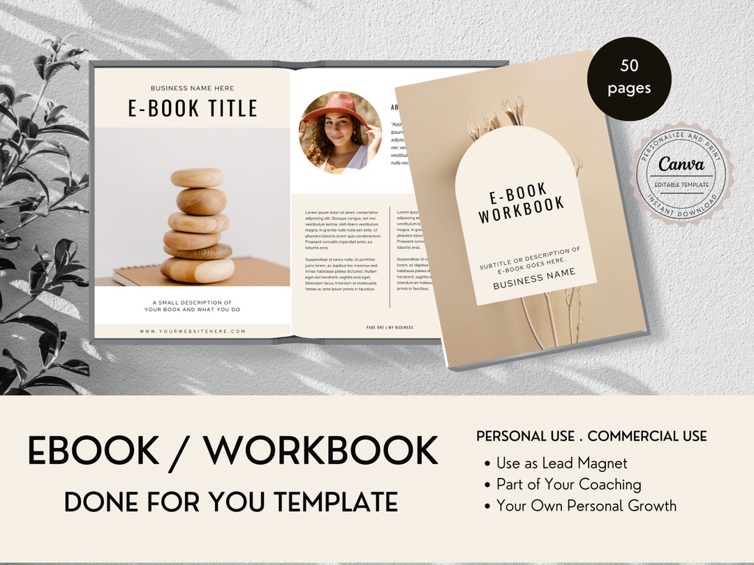Editable Workbook Template, Canva Coaching Ebook, Coaching Kit, Lead ...