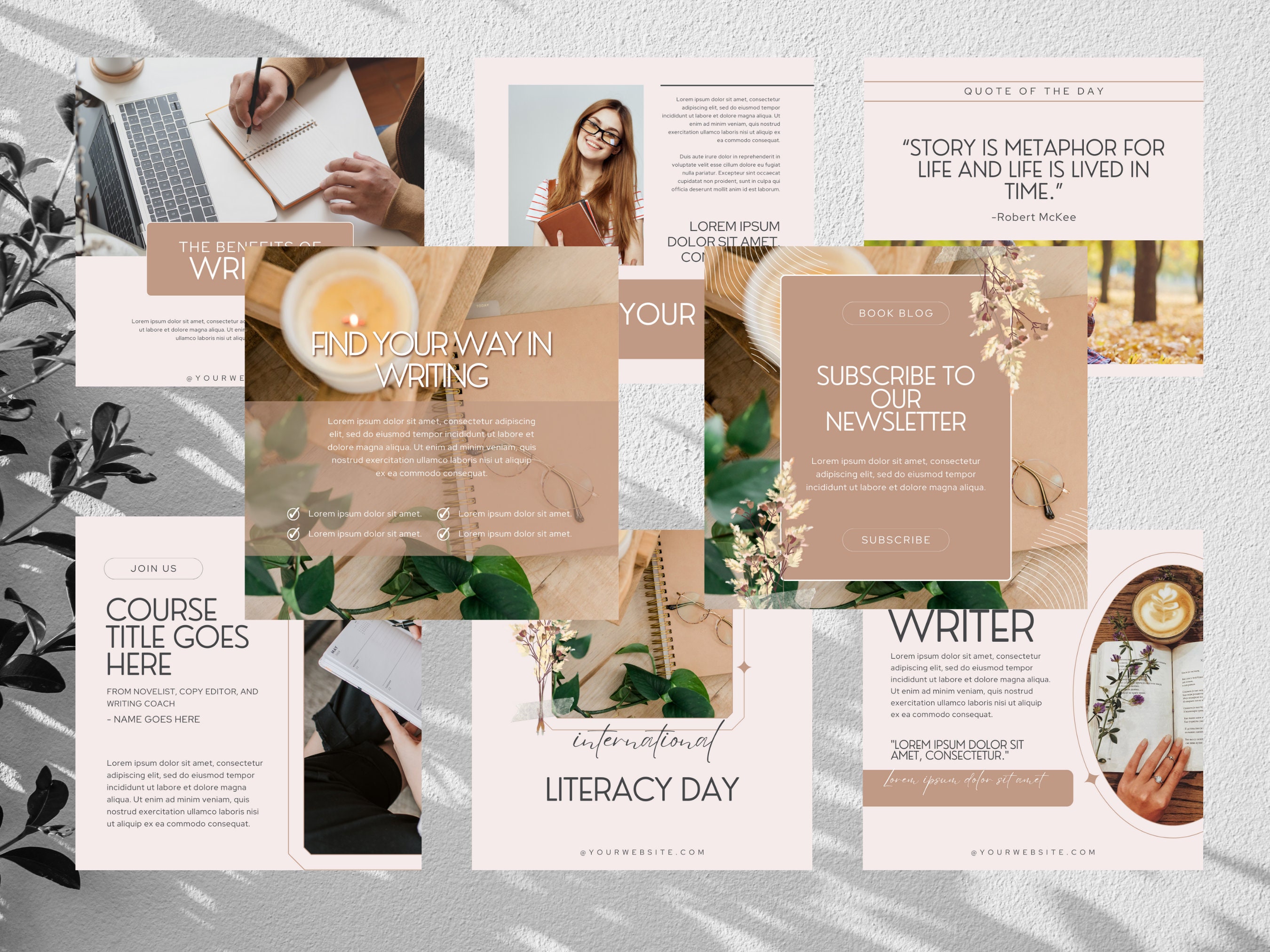 50 Author Social Media Post Instagram Post Writer, Blogger, Author ...